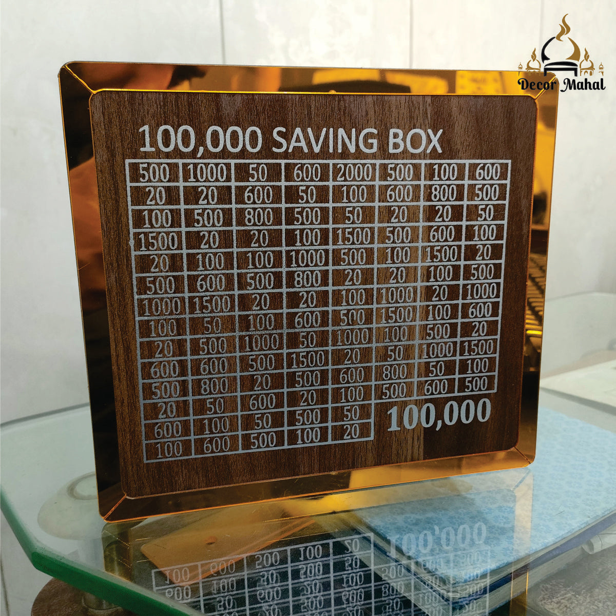Wooden Money savings box (100000) – DecorMahal